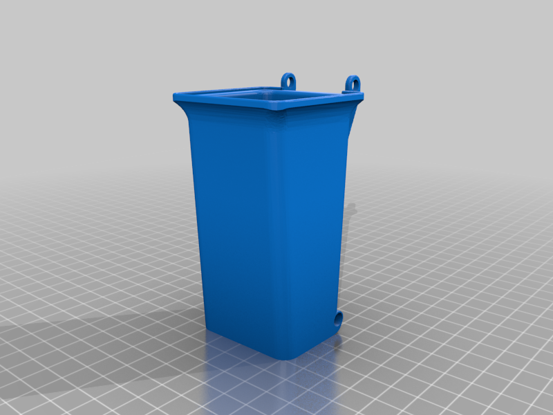 Free STL file Wheely Bin 🪑・Model to download and 3D print・Cults