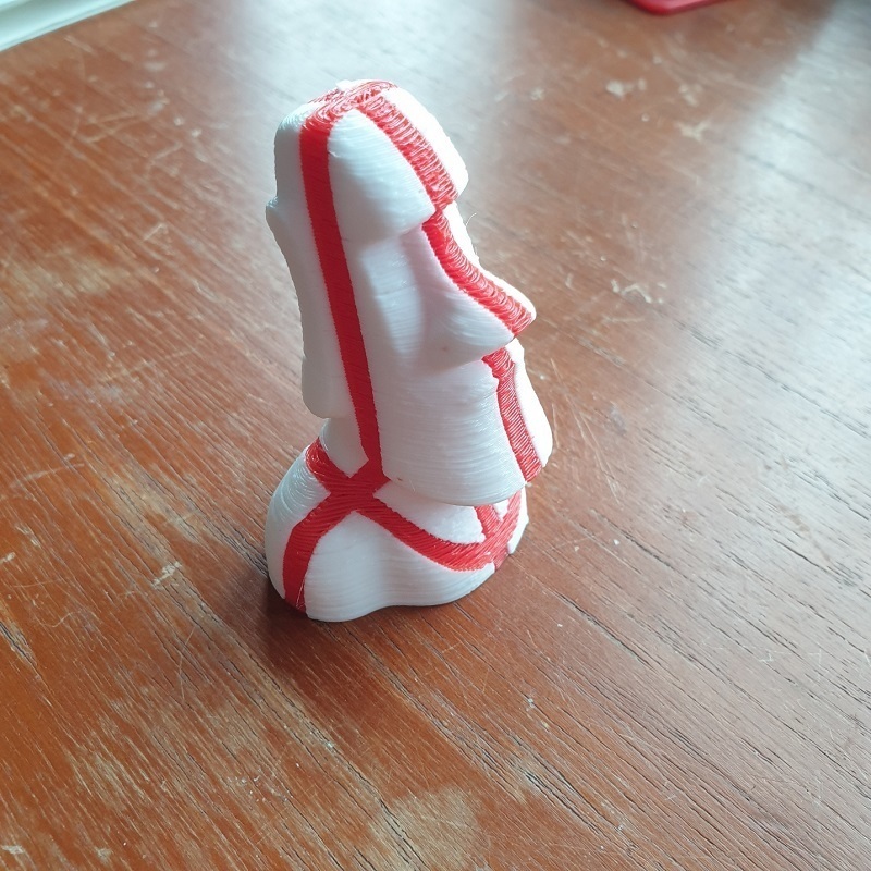 Archivo 3D gratis Moai 2 color 🗿・Modelo para descargar y imprimir en 3D・Cults