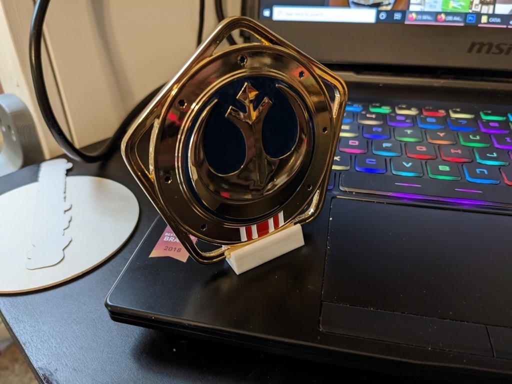 Free 3D file Marshal Coin Stand・Model to download and 3D print・Cults