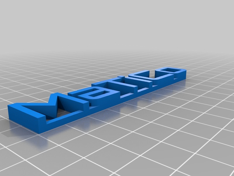 Free 3D file Matico 3D name plate・3D printer model to download・Cults