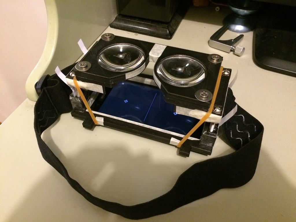 Free 3D file VR Glasses using 50mm Diameter Lens・Object to download and ...