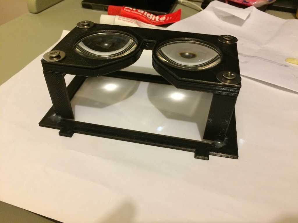 Free 3D file [SLIM] VR Glasses using 50mm Diameter Lens (Gen2)・3D print ...