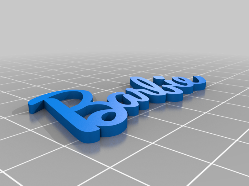 Archivo STL gratis Llavero Barbie logo mod 2・Diseño imprimible en 3D ...