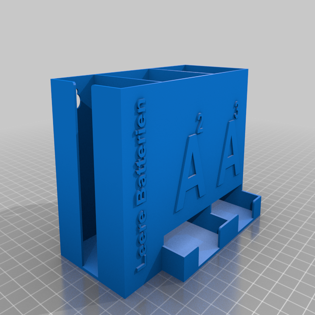 Free 3D file Battery dispenser, holder AA, AAA and empty batteries・3D printer design to download ...