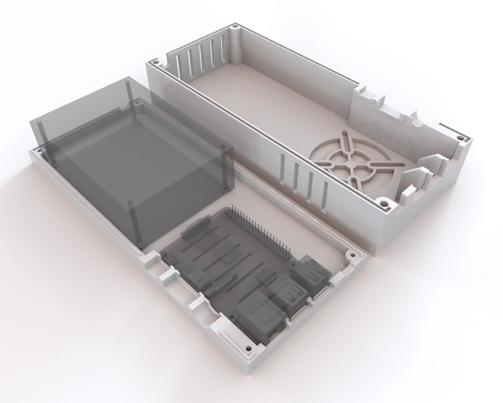 Free 3D file Raspberry Pi + AC PSU Case/Enclosure・3D printing model to ...