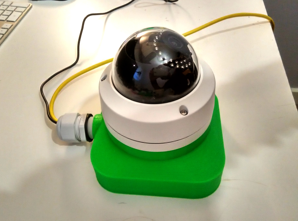 Free 3D file Hikvision DS-2CD2142 Dome CCTV Camera Extended base・3D ...