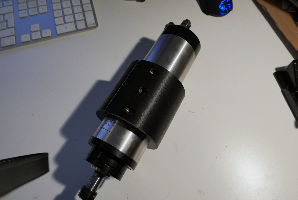 Free 3D file 3 1/2 inch (89mm) to 65mm CNC Spindle adapter sleeve・3D ...