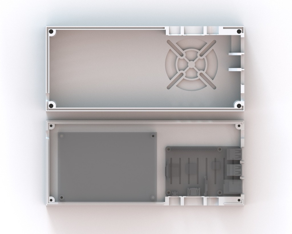 Free 3D file Raspberry Pi + AC PSU Case/Enclosure・3D printing model to ...