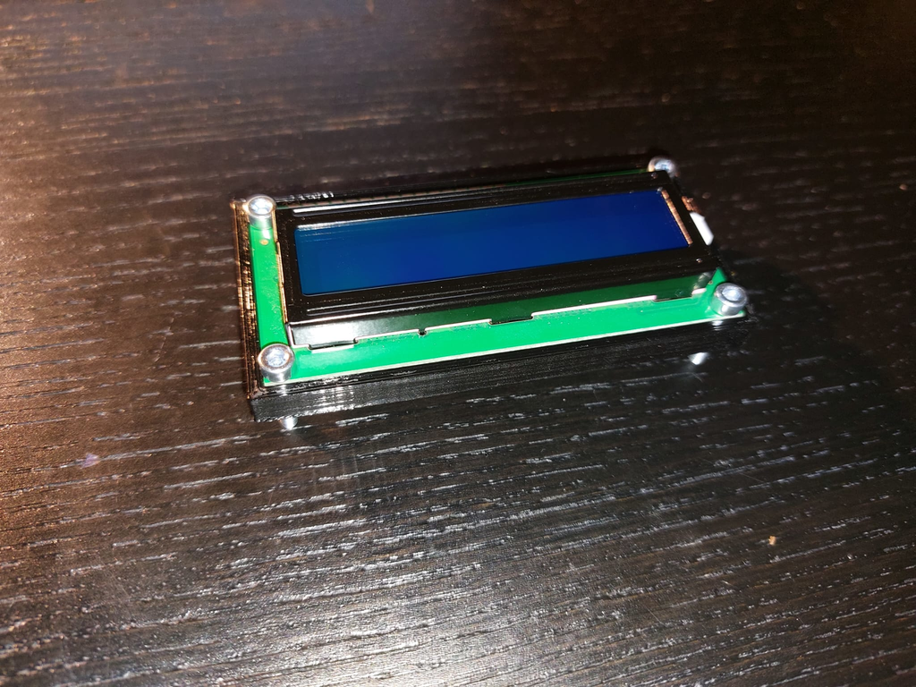 Free 3D file LCD Display holder / case (Arduino) 👽・3D printer design to ...