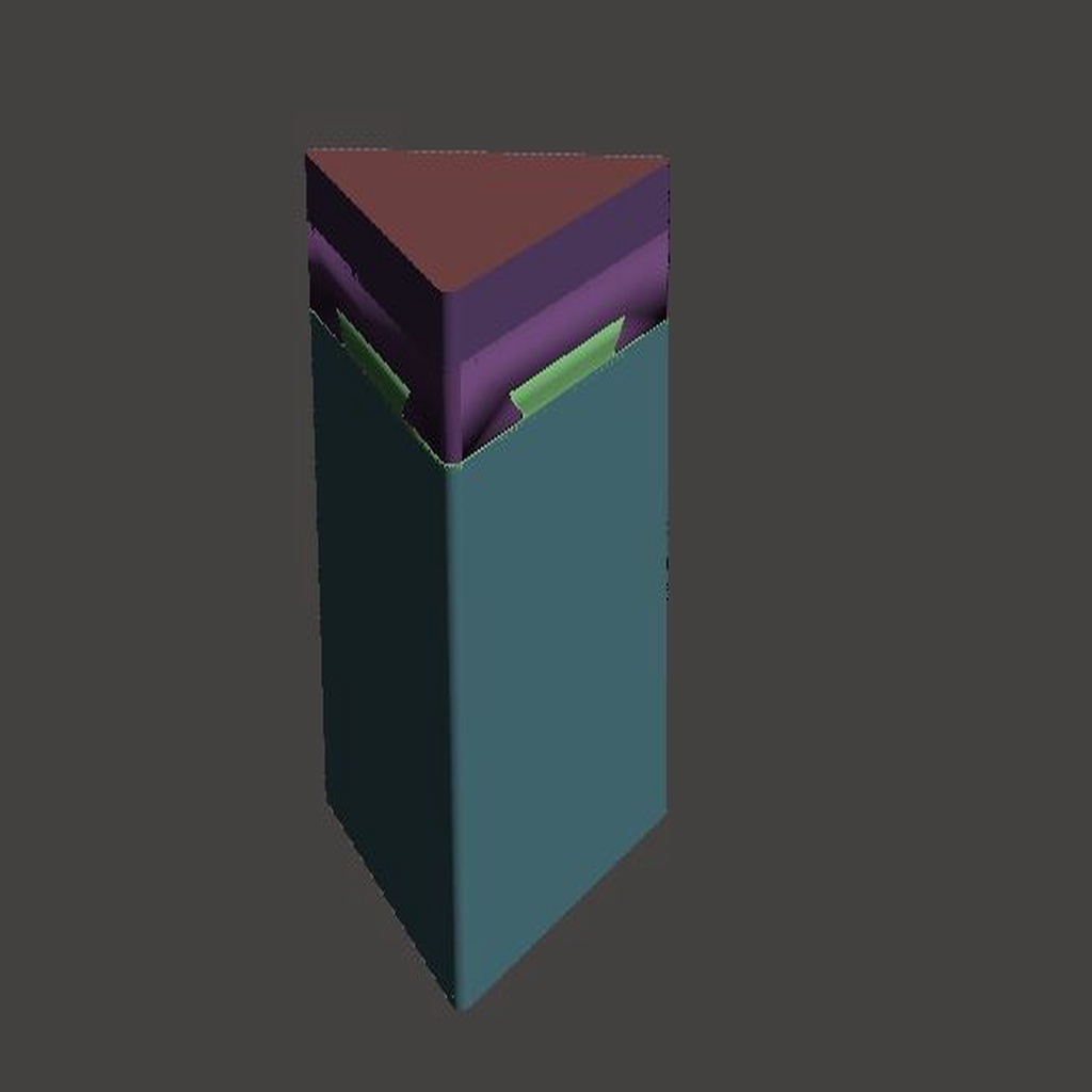 Free 3D file Triangle Container Bottle Box with Dovetail Joint Screw on ...