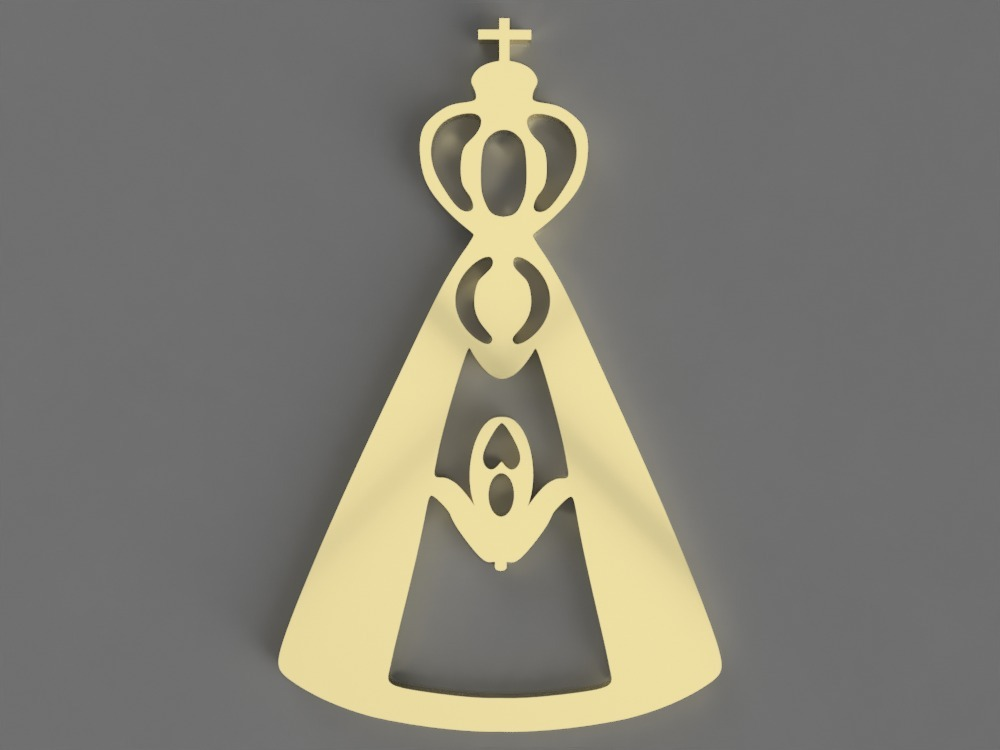 Free 3D file Our Lady Keychain・3D print model to download・Cults