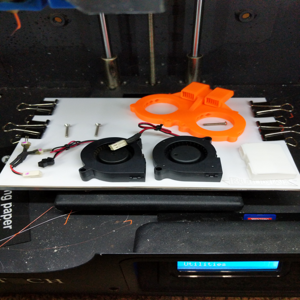 Free 3D file QIDI (Flashforge?) Dual Cooling Bracket (The Imperial ...