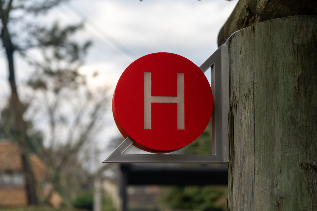 Free 3D file Hall H Sign - SDCC・3D print design to download・Cults