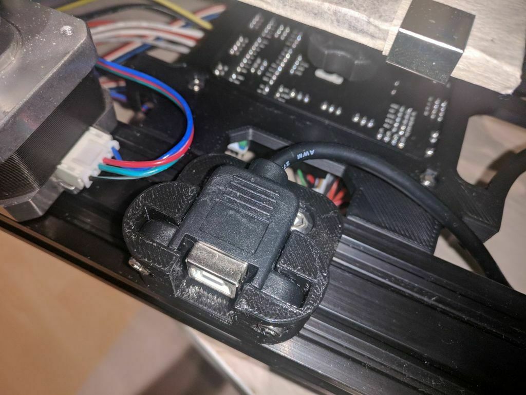 Free 3D file USB Jack Mount 4020 V-slot・3D printing idea to download・Cults