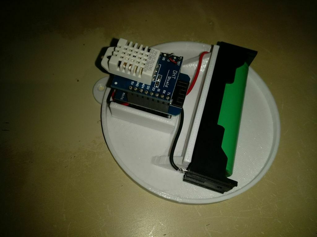 Free 3D file Temperature Logger WeMos D1 ESP8266・3D print design to ...