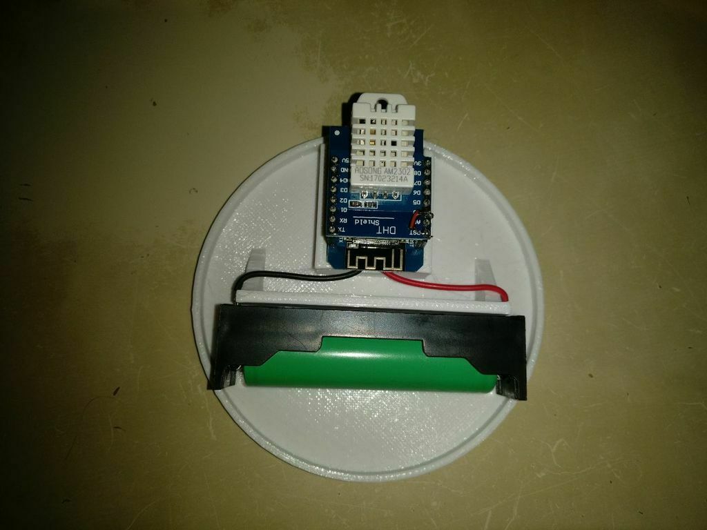 Free 3D file Temperature Logger WeMos D1 ESP8266・3D print design to ...
