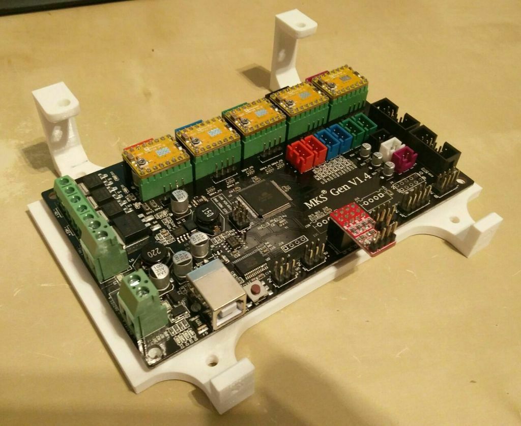 Free 3D file MKS Gen 1.4 Holder・Template to download and 3D print・Cults