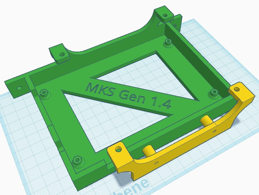 Free 3D file MKS Gen V1.4 Holder - V2.1・Object to download and to 3D ...