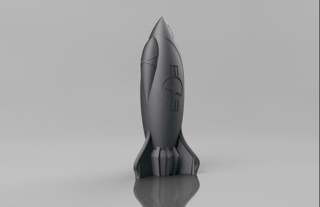 Free 3D file Retro Rocket Lamp 🚀・3D printing design to download・Cults