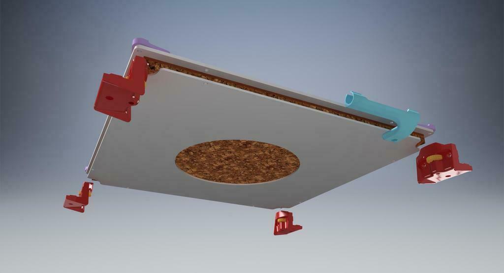 Free 3D file D-BOT Low Level Glass and Ally Heatbed With Silicone AC ...