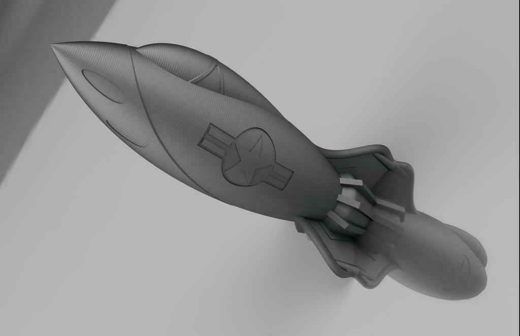 Free 3D file Retro Rocket Lamp 🚀・3D printing design to download・Cults