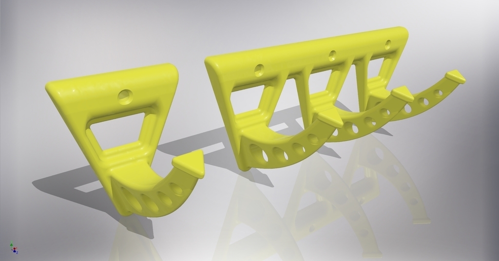 Free 3D file Hooks for coats....・3D printing idea to download・Cults