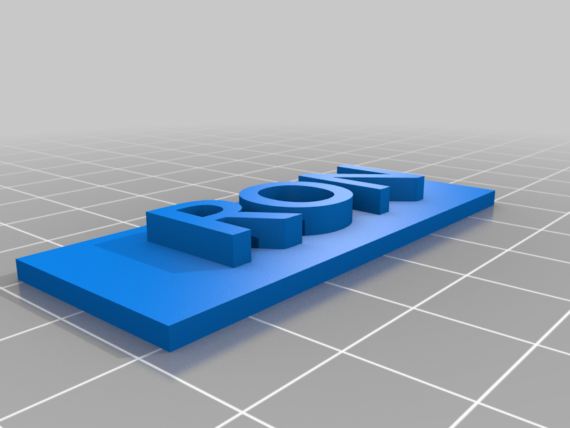 Free 3D file RON NAME TAG 🚩・Object to download and to 3D print・Cults