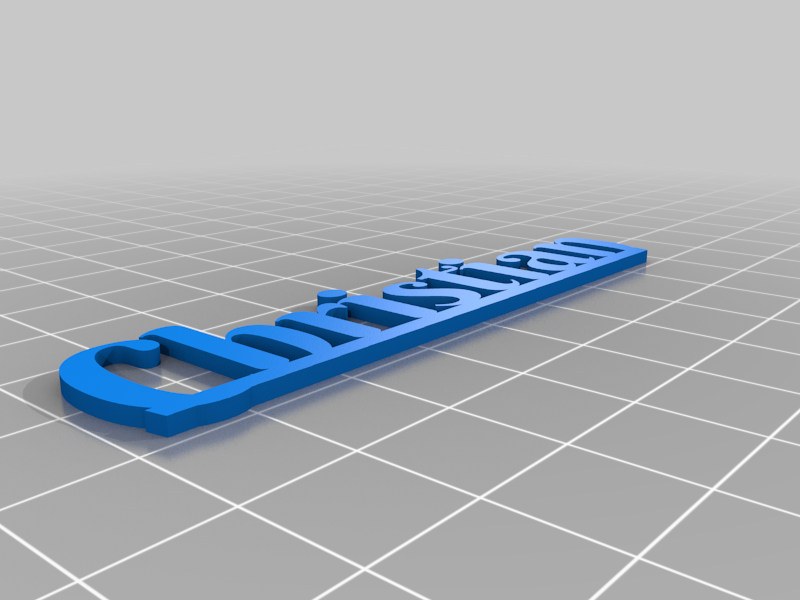 Free 3D file Christian Name Ornament・3D printing design to download・Cults