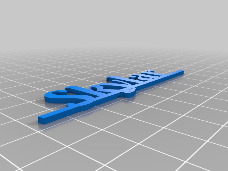 Free 3D file skylar Name Ornament・3D print object to download・Cults