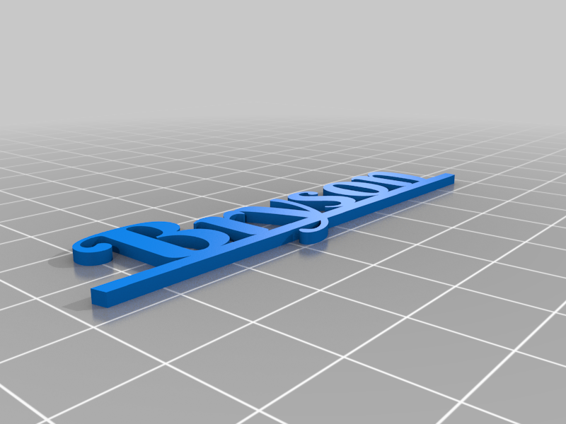 Free 3D file Bryson Name Ornament 🪞・3D print design to download・Cults