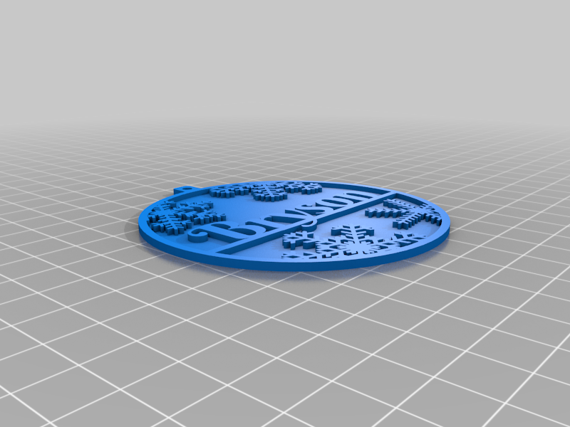Free 3D file Bryson Name Ornament 🪞・3D print design to download・Cults