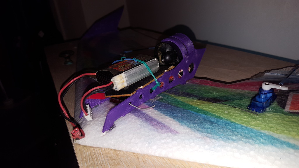 Free 3D file DW Rainbow flying wing replacement parts EDF version・3D ...