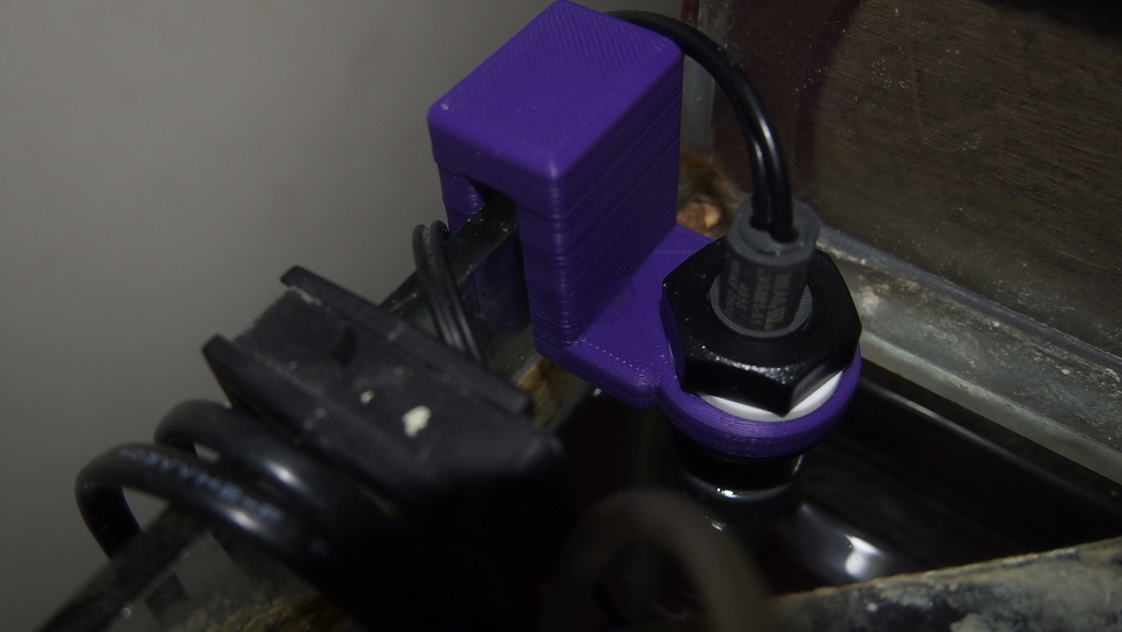 Free 3D file 6mm thick glass aquarium float switch mount・3D printer ...