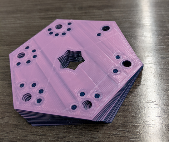 Free 3D file Hexagonal Weaving Tablet 👽・3D printer design to download・Cults