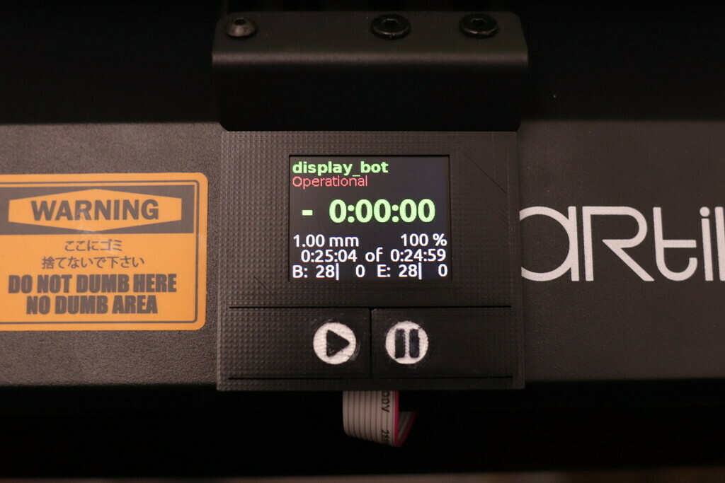 Free 3D file Octoprint Status Display・3D print design to download・Cults