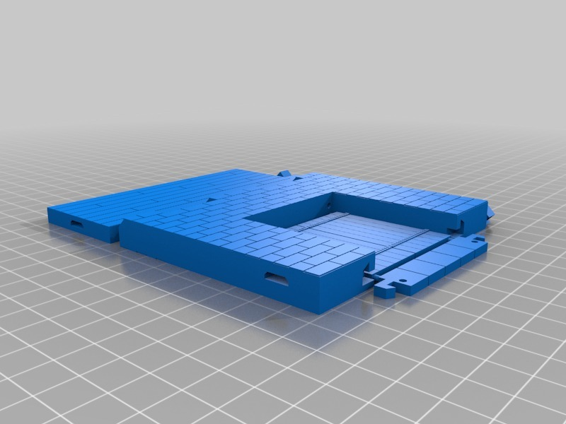 Free 3D file 28mm modular castle walls 🏰・3D printable design to ...