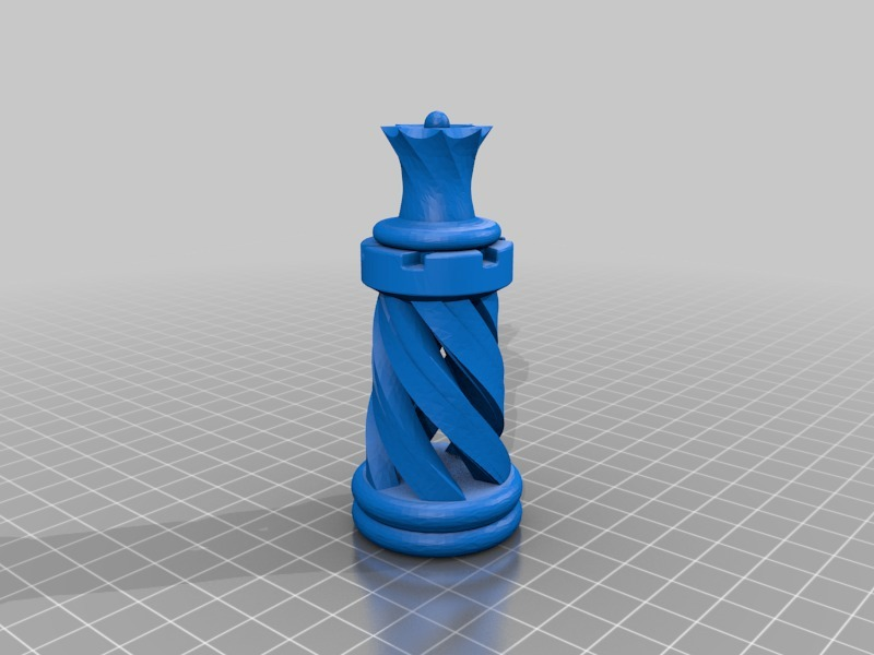 Free 3D file Queen Chess Piece・3D print design to download・Cults