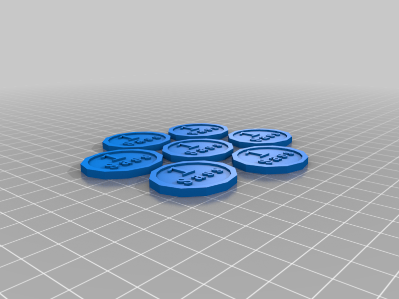Free 3D file Sass Tokens・3D printable object to download・Cults