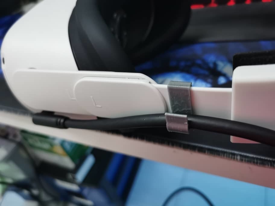 Free 3D file Quest 2 Cable Clip・3D printable design to download・Cults