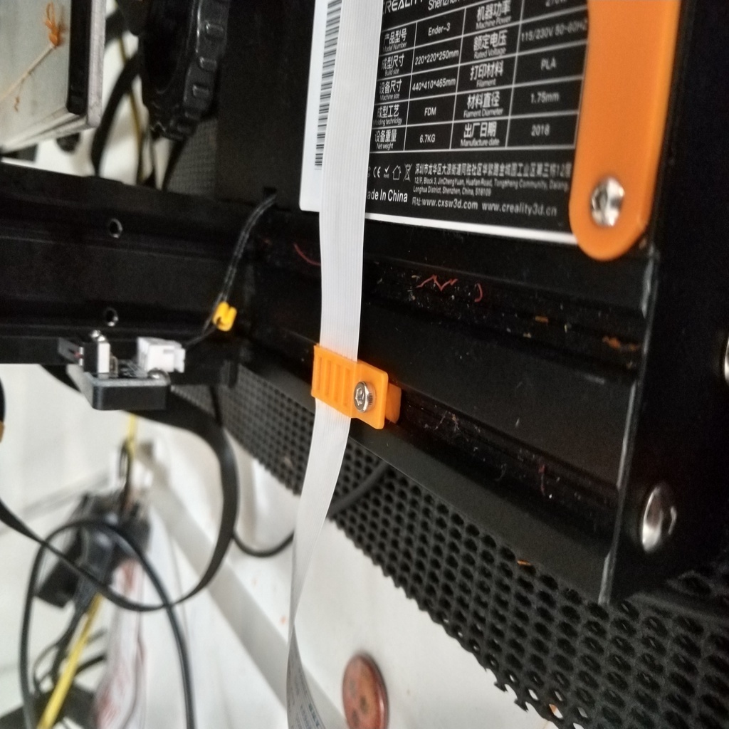 Free 3D file Ribbon cable clip for PiCam with t-nut mount・3D printer ...