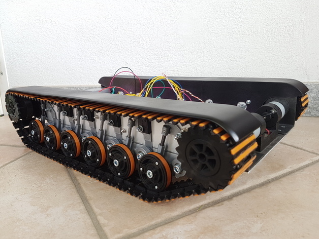 Free 3D file Tank RC. Front rear & cover track 🪖・Template to download ...