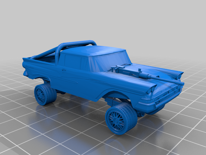 Free 3D file Ford Ranchero for Gaslands・3D printing idea to download・Cults
