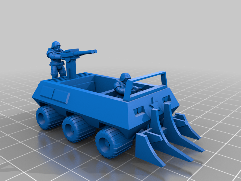 Free 3D file Gi Joe Vehicles Resized for Gaslands 🎲・3D print object to ...