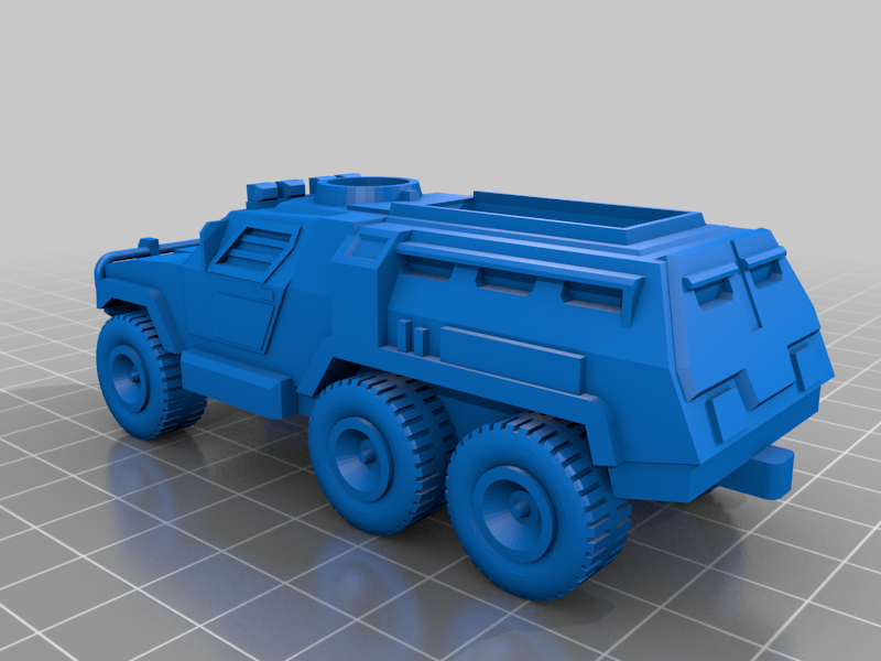 Free 3D file Gi Joe Vehicles Resized for Gaslands 🎲・3D print object to ...