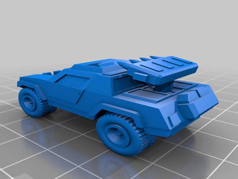 Free 3D file Gi Joe Vehicles Resized for Gaslands 🎲・3D print object to ...