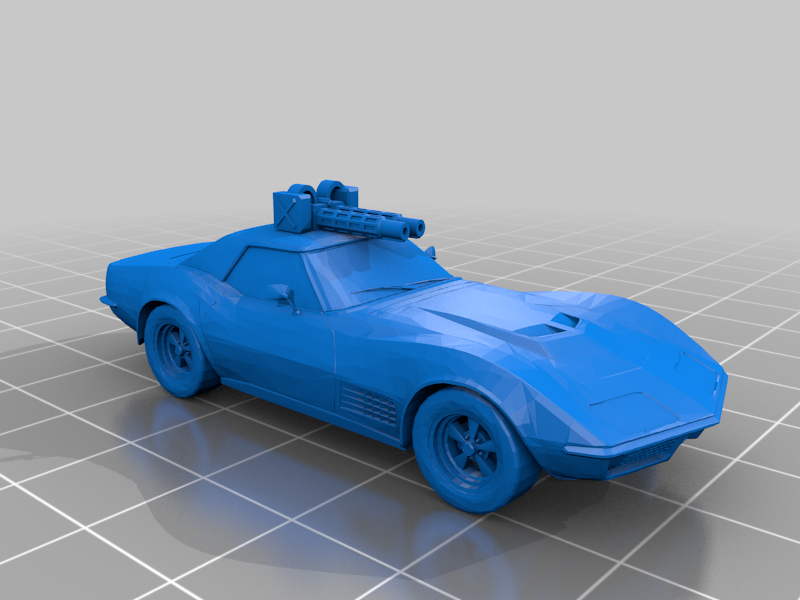 Free 3D file Corvette Custom for Gaslands 🎲・Model to download and 3D ...