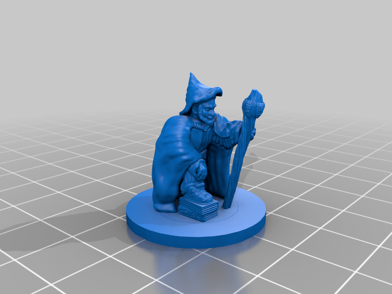 Free 3D file Gnome Wizard Magnus (28mm)・3D print object to download・Cults
