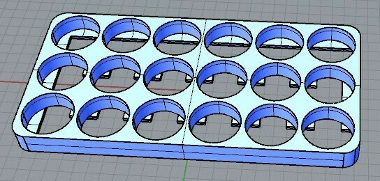 Free 3D file 18650 3x6・3D printer design to download・Cults