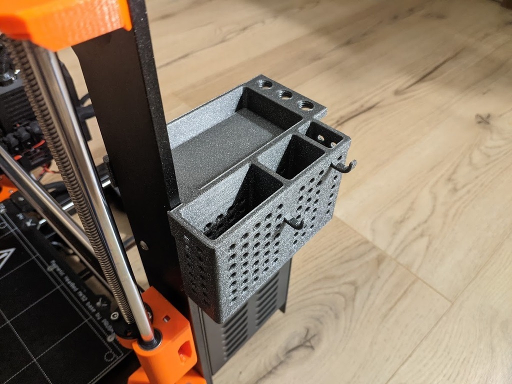 Free 3D file Prusa MK3/S/+ | Tool Holder | incl. Tray & Caliper Holder ...