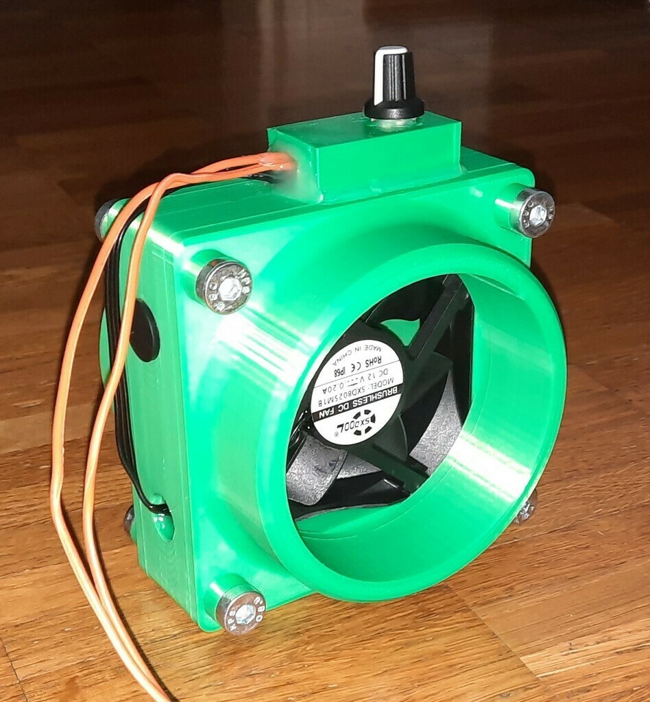 Free 3D file Water resistant 80mm Exhaust fan・Design to download and 3D ...